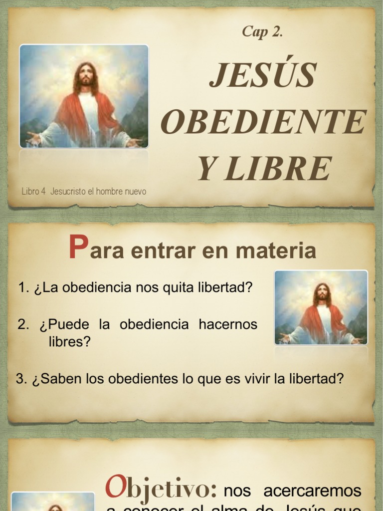 2 Jesús Obediente y Libre | PDF | Pecado | Libertad