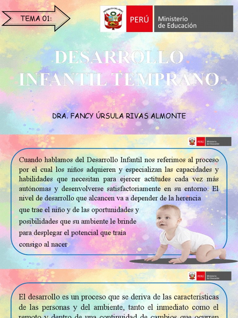 Tema 1 - Desarrollo Infantil Temprano | PDF | El embarazo | Infancia