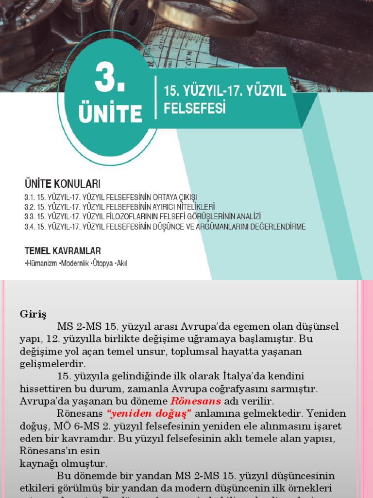 sYnYf Felsefe 3. Unite-Donuyturuldu | PDF