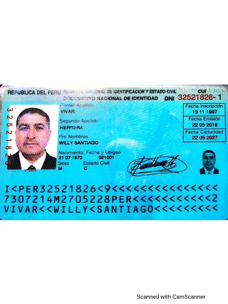 Dni Scan Willy | PDF