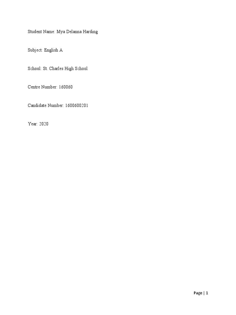 English SBA Complete | PDF | Anxiety | Phobia