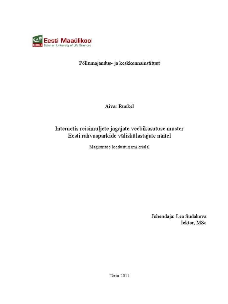 Ruukel Aivar MSC LU 2011 | PDF