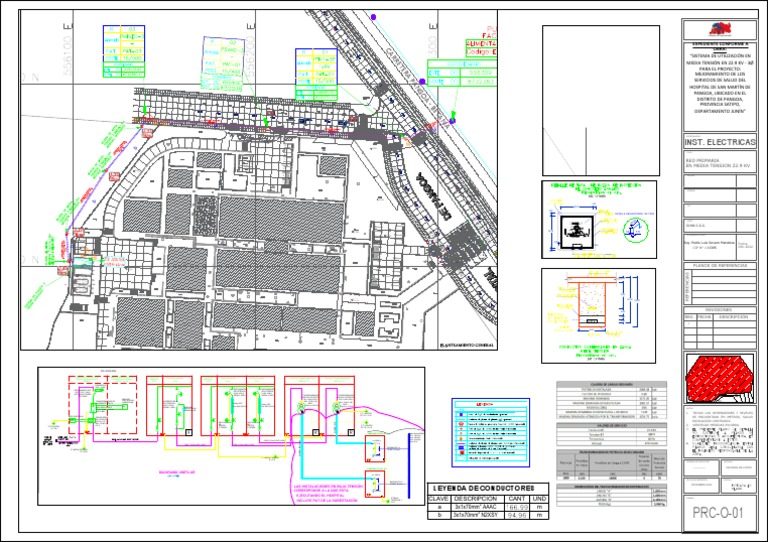 3 Conforme A Obra Pla. Redes MT - Hospital Pangoa-Plano y Perfil A1 | PDF