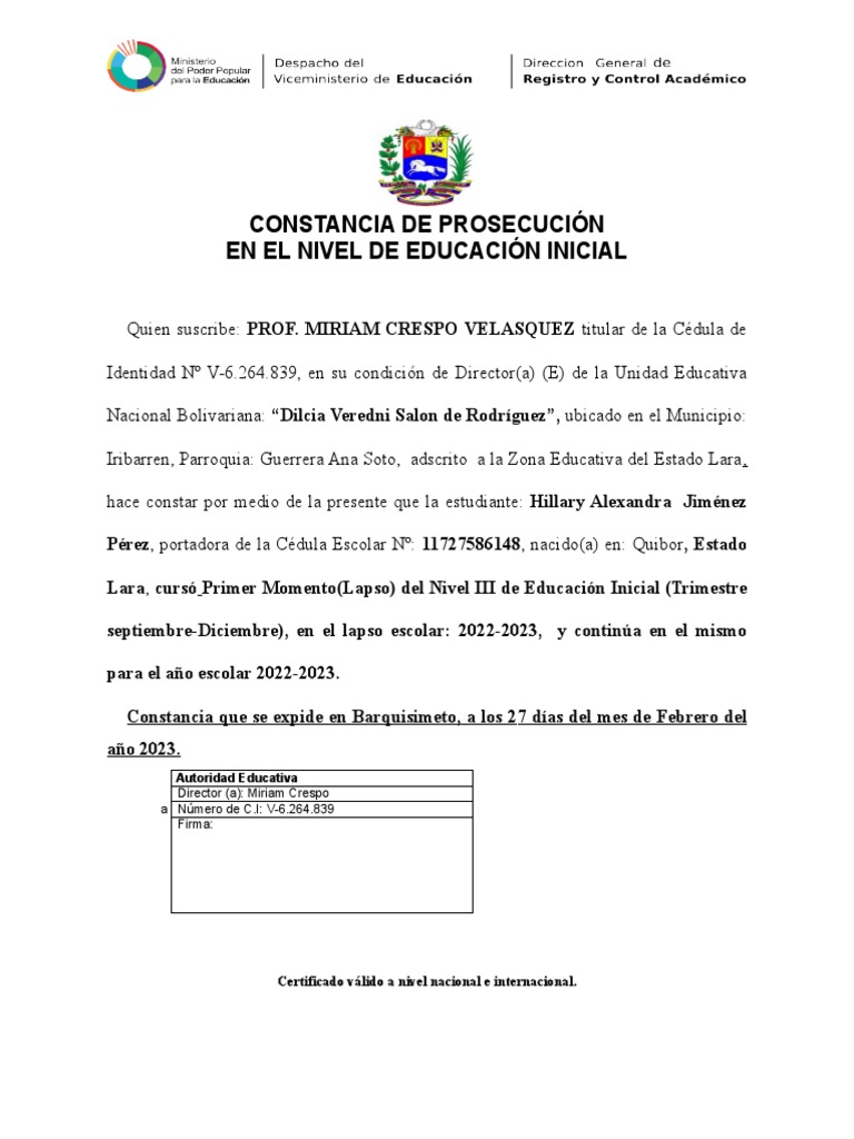 Hillary Alexandra Jiménez Pérez | PDF | Ciencias sociales | Derecho