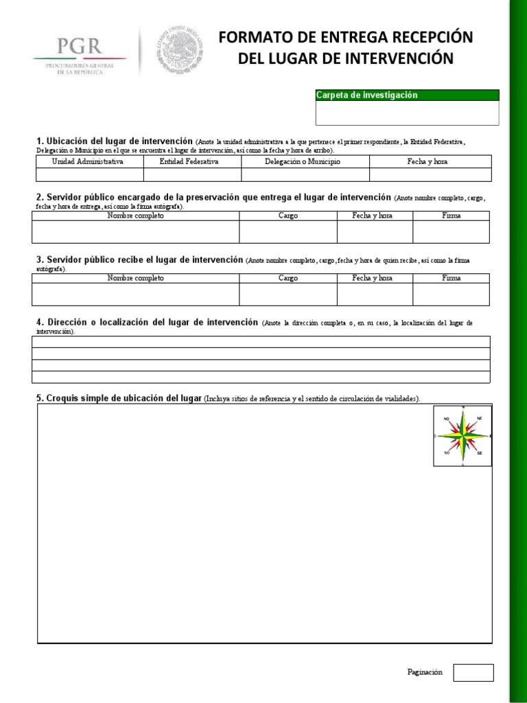 Formato de Cadena de Custodia - Anexos - Completo | PDF