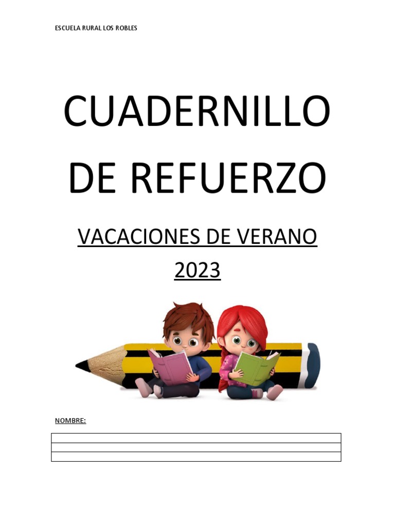 Cuadernillo de Refuerzo | PDF