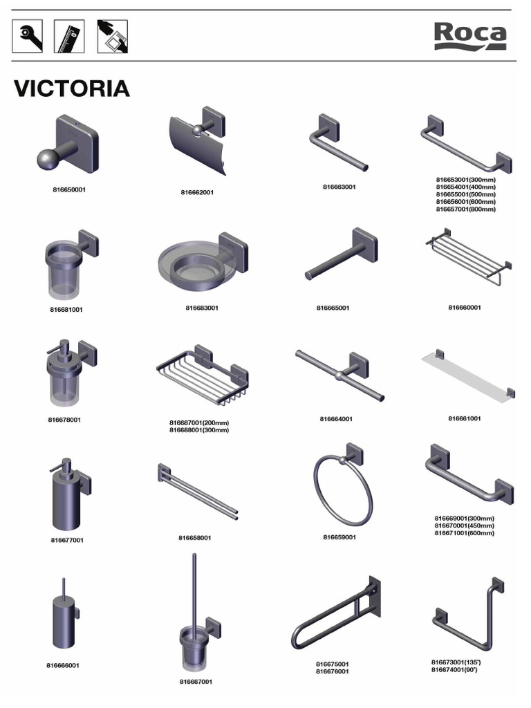 Victoria Accesories Installation Instructions | PDF