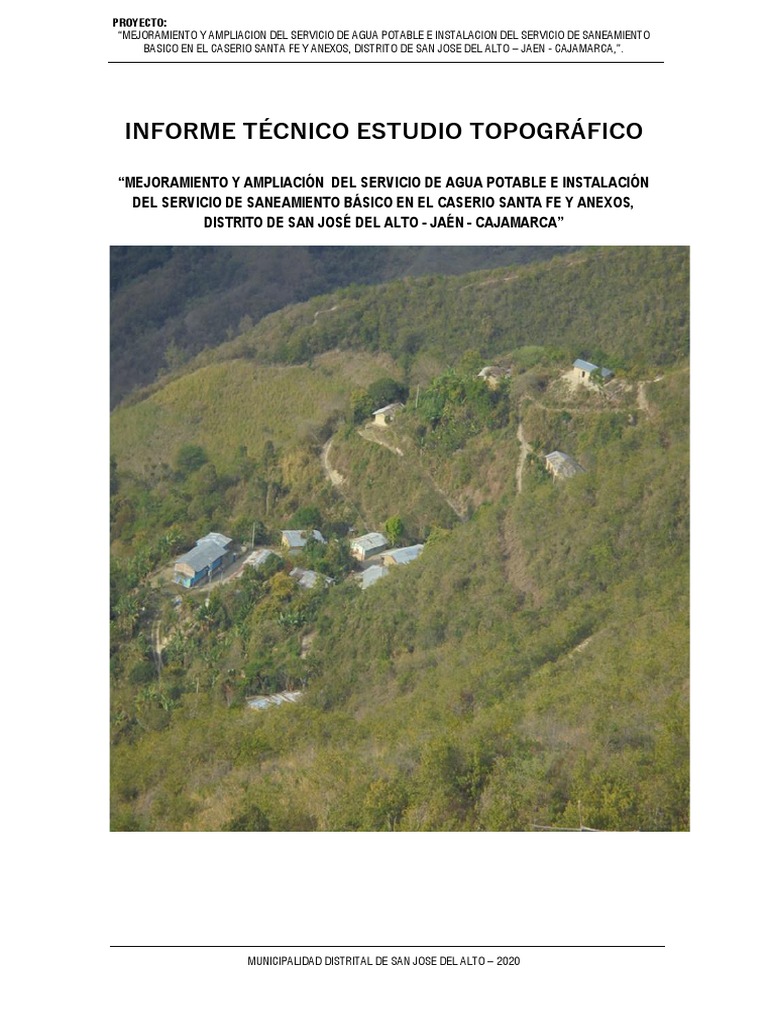 Estudio Topografico Rev2 | PDF | Topografía | Clima