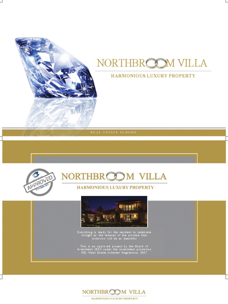 NORTHBROOM VILLA Brochure | PDF | Gemstone | Economies
