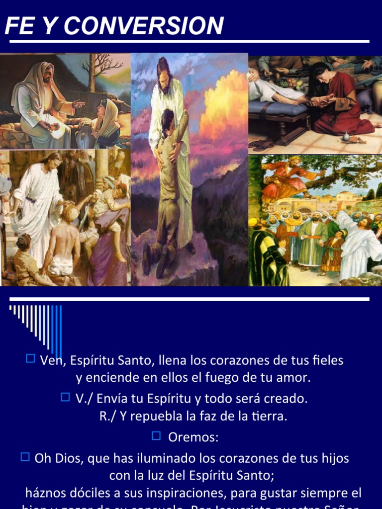 Conversión y fe en Jesucristo | PDF