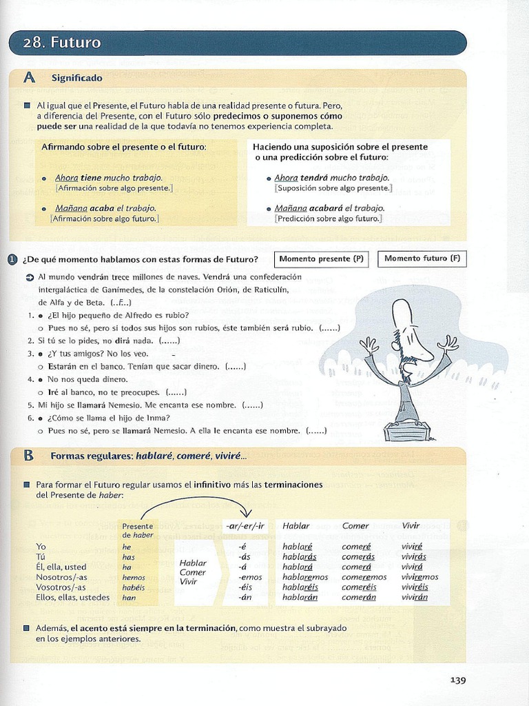 El tiempo verbal futuro | PDF
