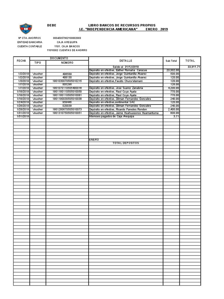 Libro Bancos | PDF | Bancos | Cheque Libro Bancos | PDF | Bancos | Cheque