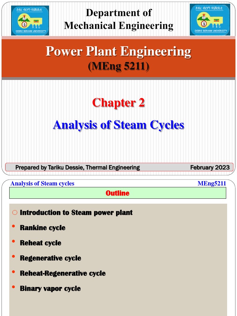 Steam Cycle PDF | PDF | Steam | Boiler