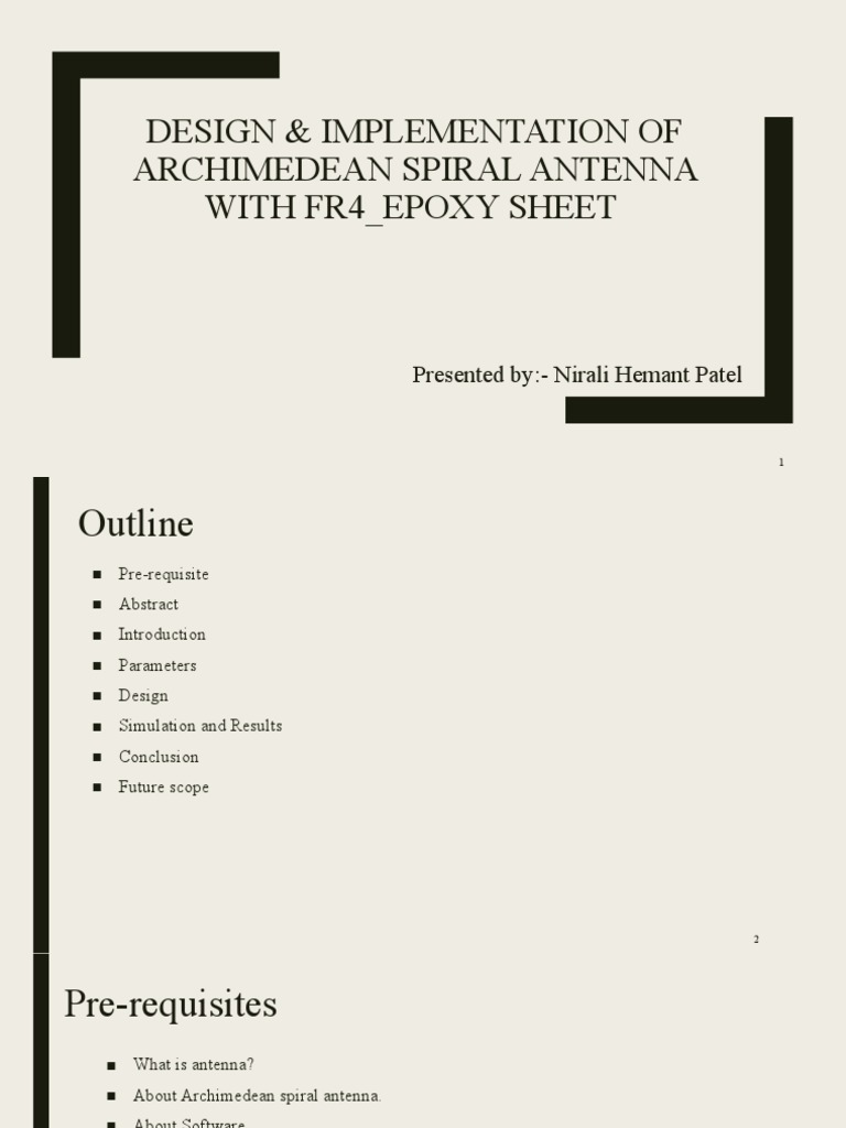 Antenna Spiral | PDF | Antenna (Radio) | Broadcast Engineering