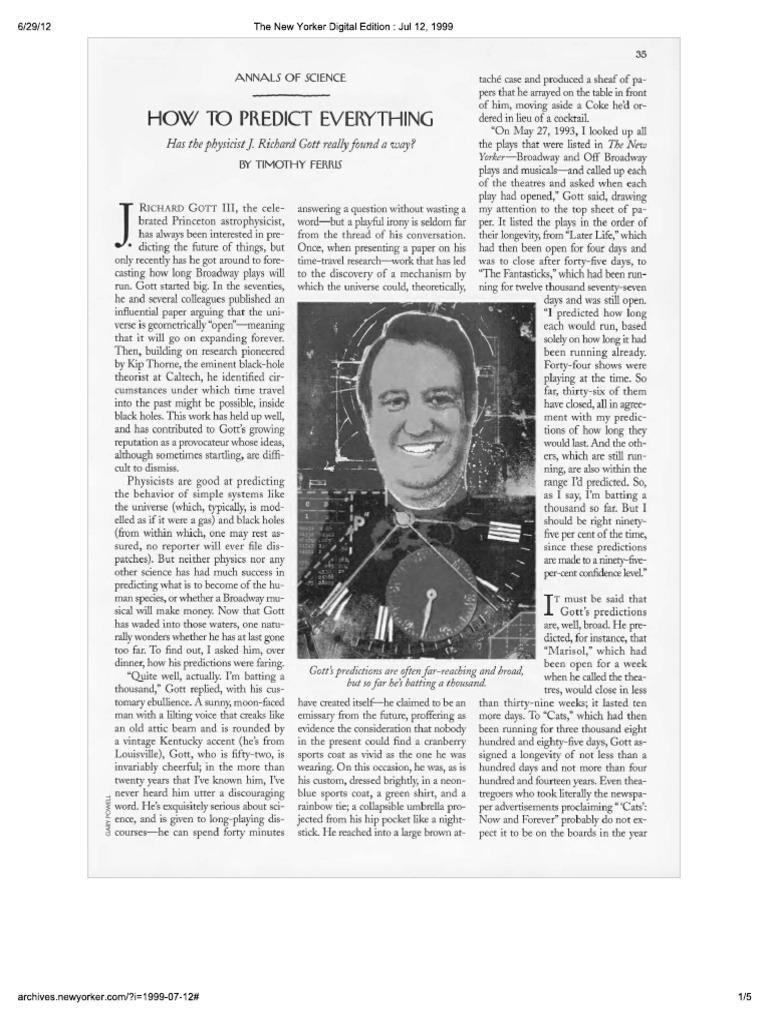 How To Predict Everything | PDF