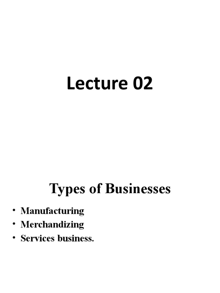 Lecture 02 | PDF | Equity (Finance) | Balance Sheet