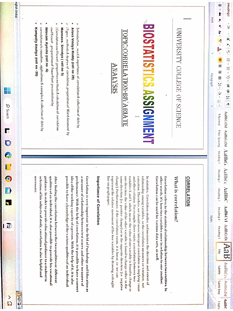 Correlation Bivariate Analysis Pdf