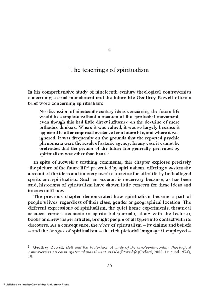 04 teachings_of_spiritualism | PDF | Spiritualism | Afterlife
