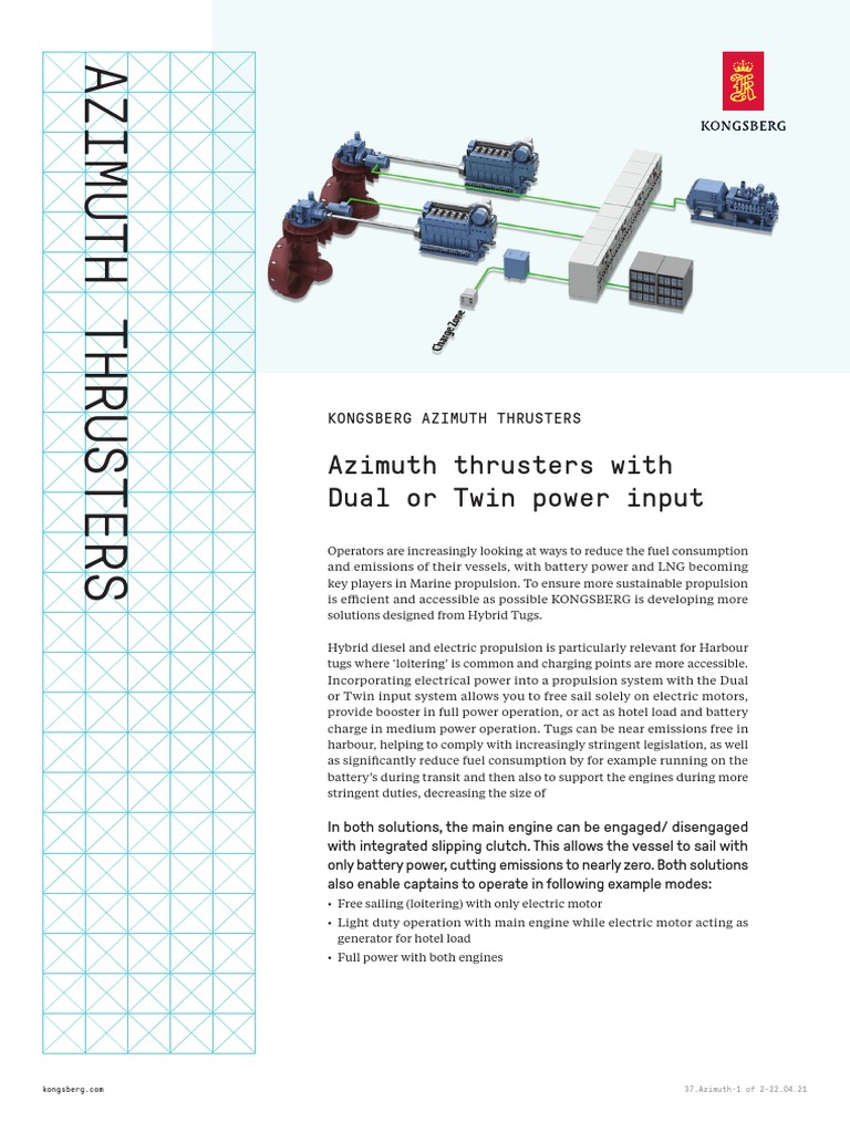 37 Azimuth-2p-22 04 21 PDF | PDF | Marine Propulsion | Engines