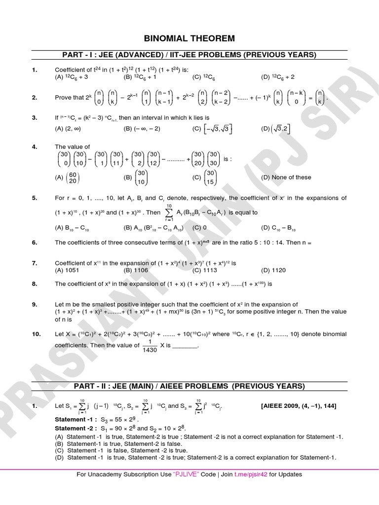 JEE Main and Advanced Combined PDF Chapter Wise Class XI PDF | PDF | Circle | Mathematical Objects