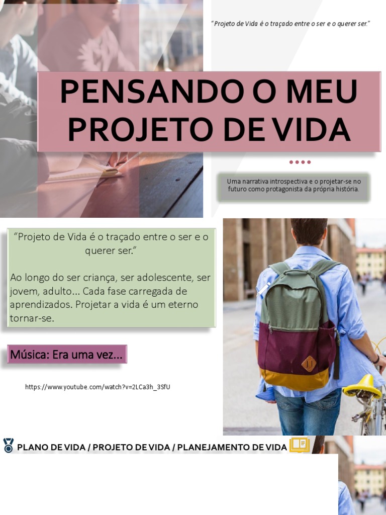 Projeto De Vida Download Grátis Pdf Vida