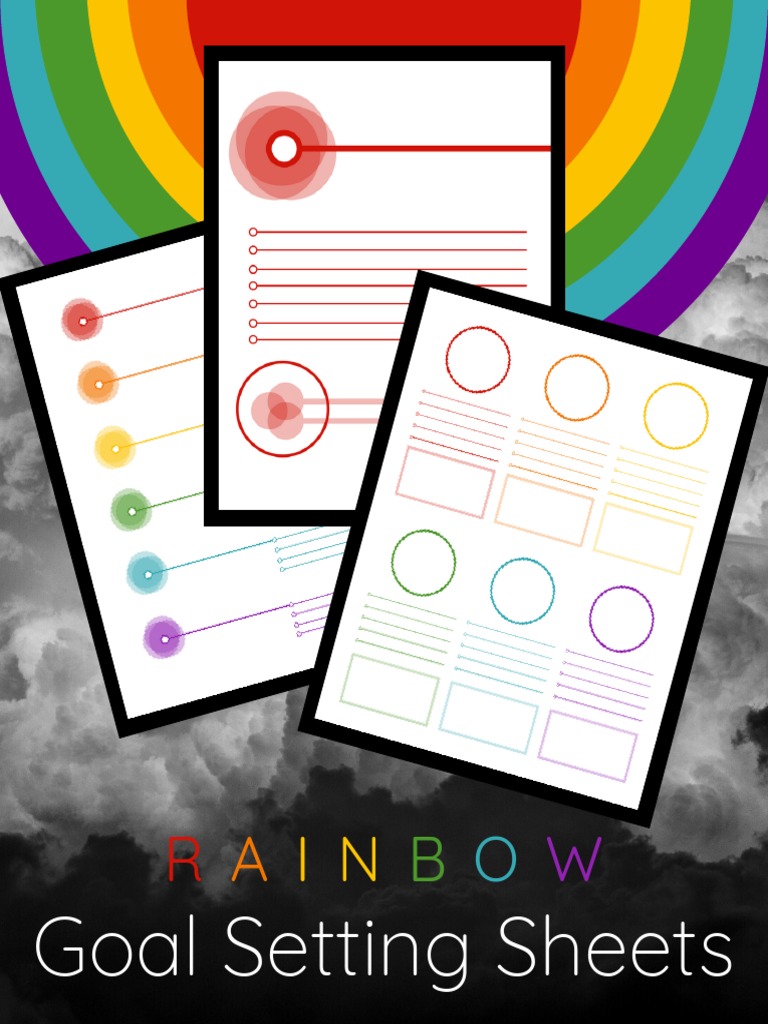 Rainbow Goal Sheets | PDF