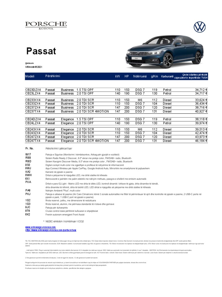 Passat Cmimore | PDF