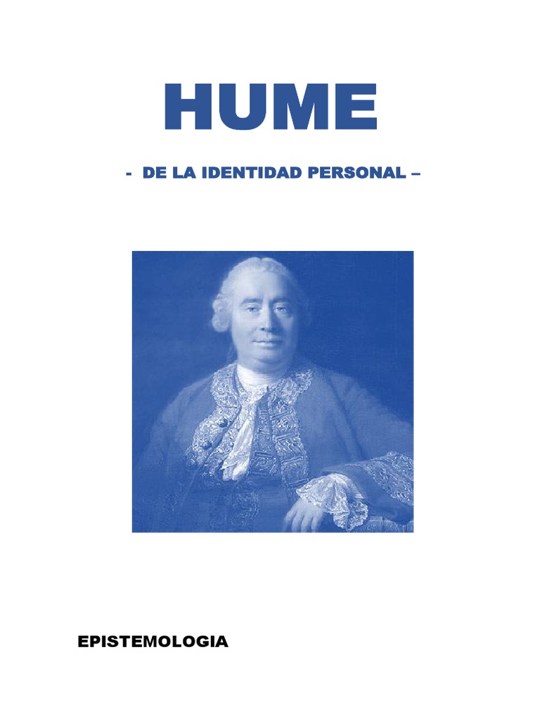HUME - de La Identidad Personal (Apuntes) | PDF | David Hume | Experiencia