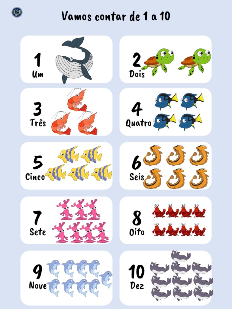 20 Matemática - Vamos Contar de 1 A 10 PDF | PDF