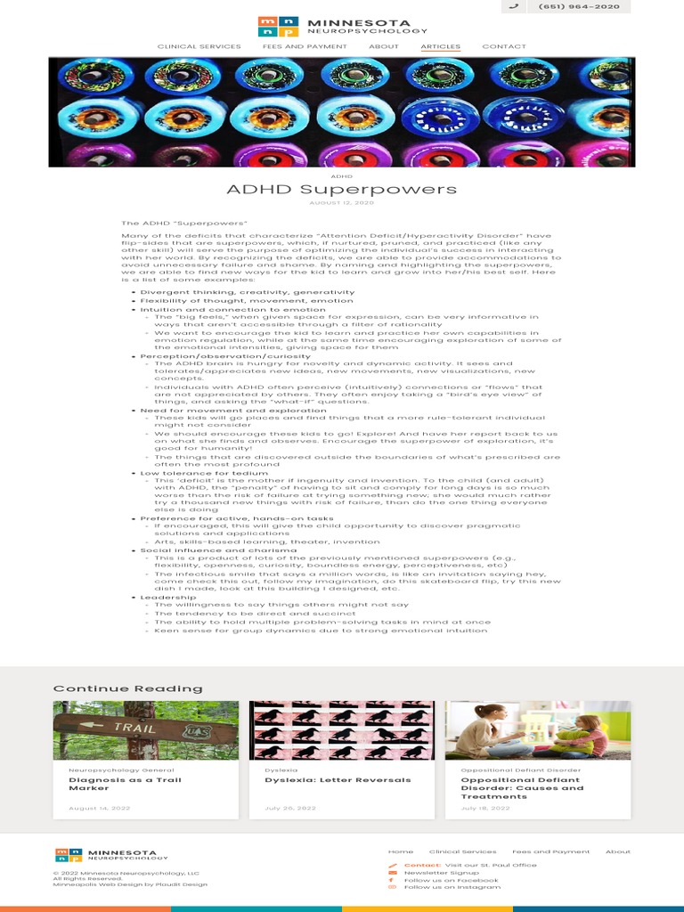 ADHD Superpowers | PDF | Attention Deficit Hyperactivity Disorder ...