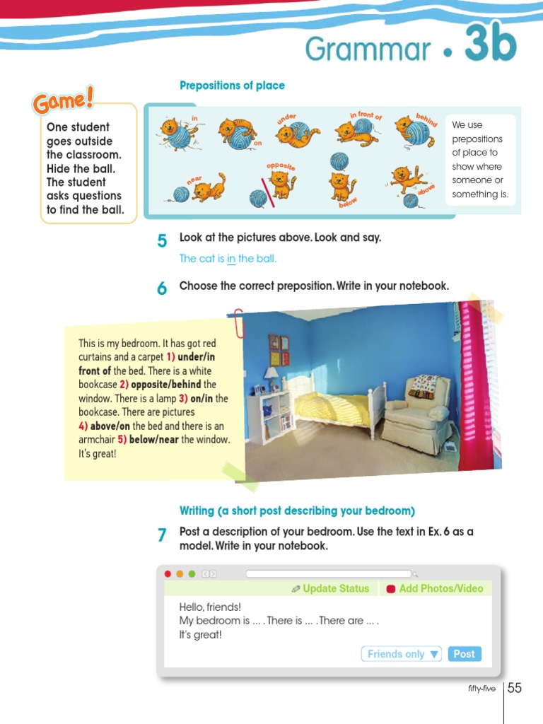 Prepositions Page From Book | PDF