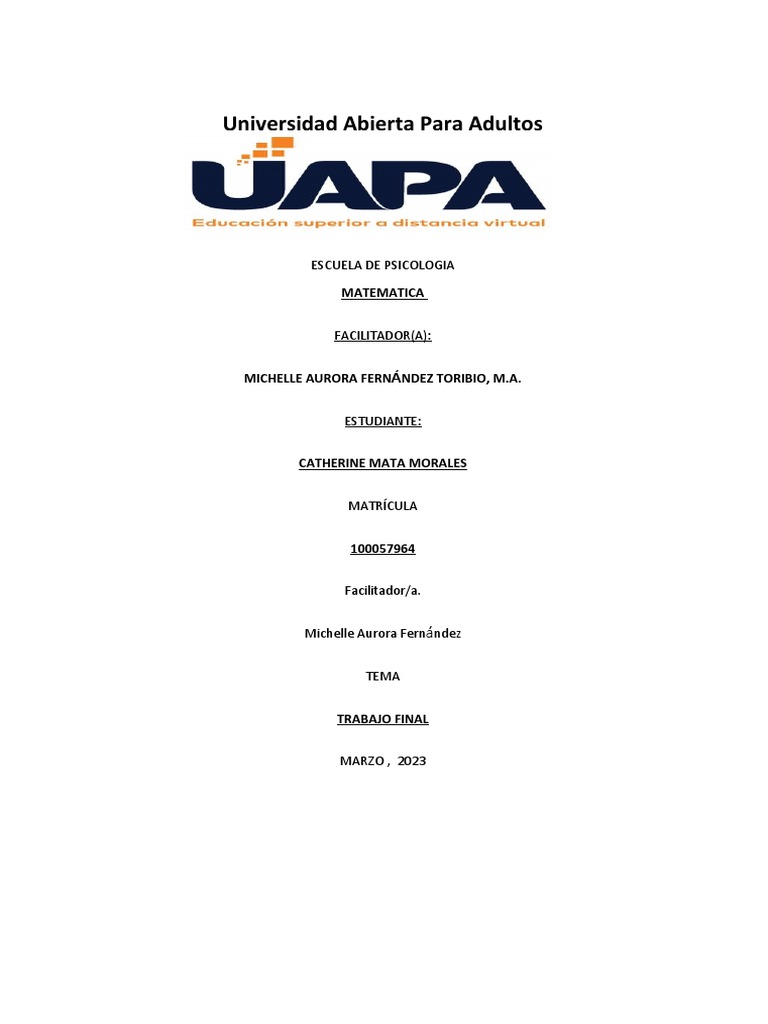 Práctica Final de Matemática Básica 2023 - Lista | PDF | Matemáticas ...