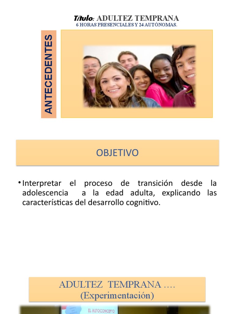 Adultez Temprana - Desarrollo Cognitivo | PDF | Adultos | Inteligencia