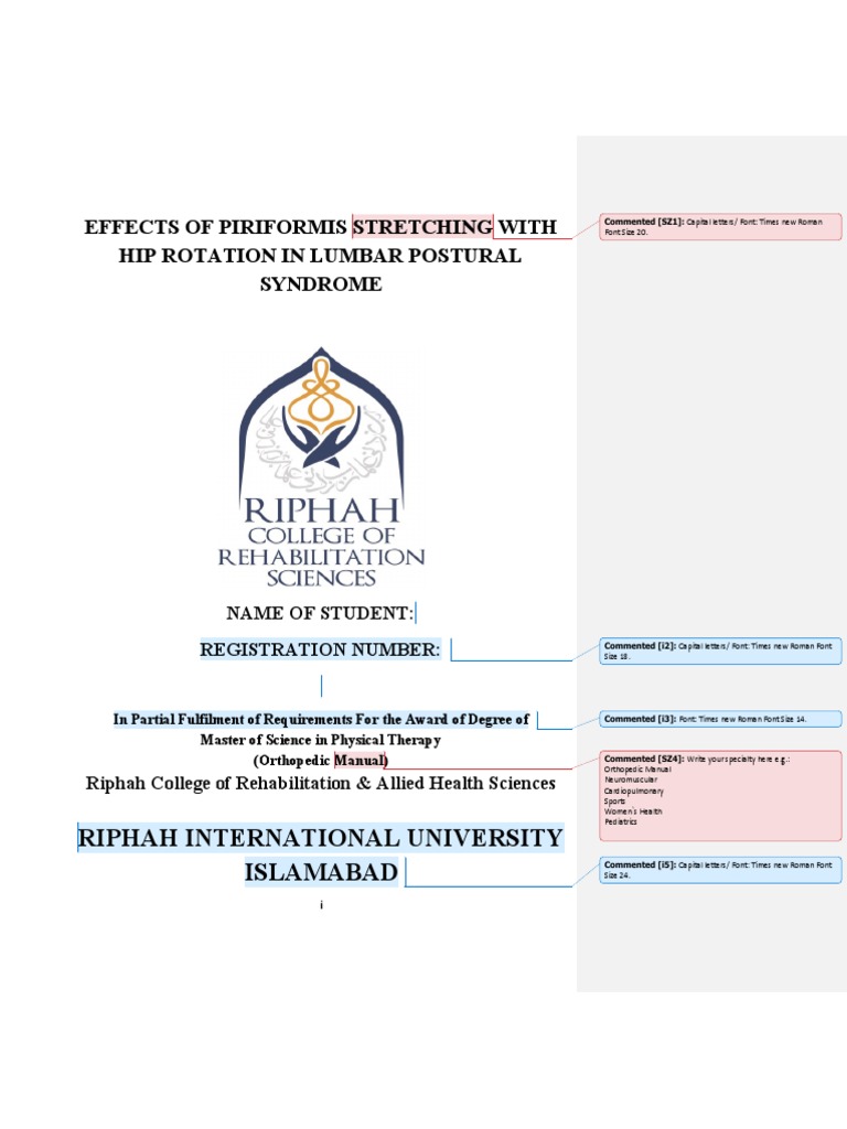 9.updated Thesis Template ANNEX 7 | PDF | Anatomical Terms Of Motion | Thesis