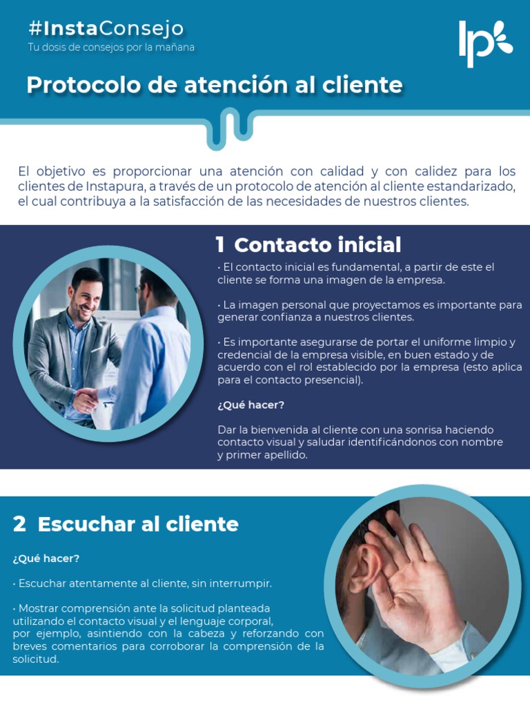 Protocolo de Atención Al Cliente | PDF | Cliente