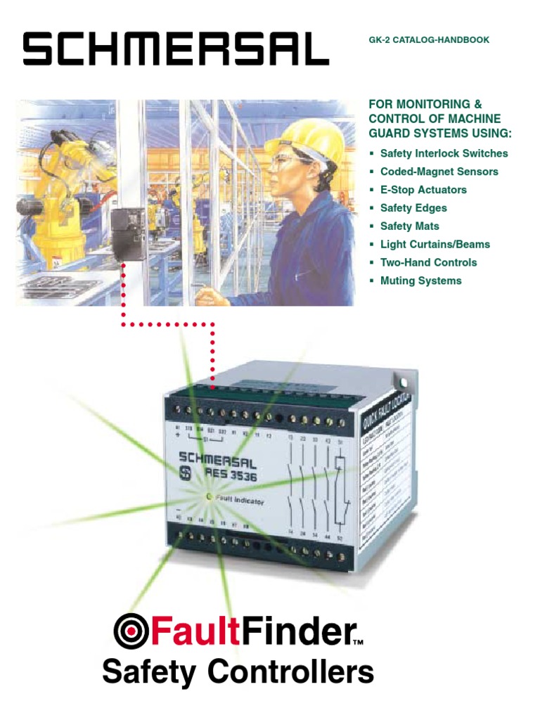 Schmersal Safety Controllers | PDF | Relay | Reliability Engineering