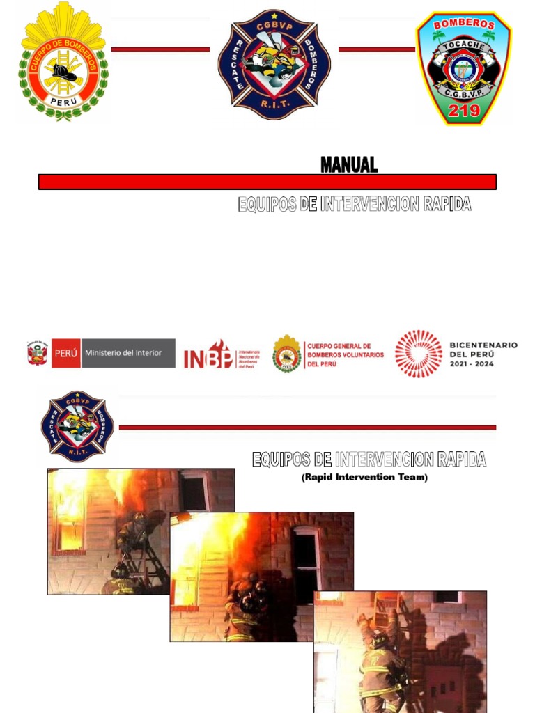 Manual Equipos de Intervencion Rapida RIT | PDF | Bombero | Administración de Seguridad y Salud ...