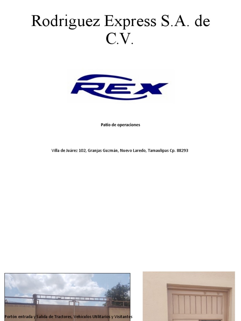 Instalaciones Fisicas Oficinas Rodriguez Express SA de CV | PDF | Negocios