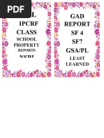 Sample GSP Accomplishment Report | PDF