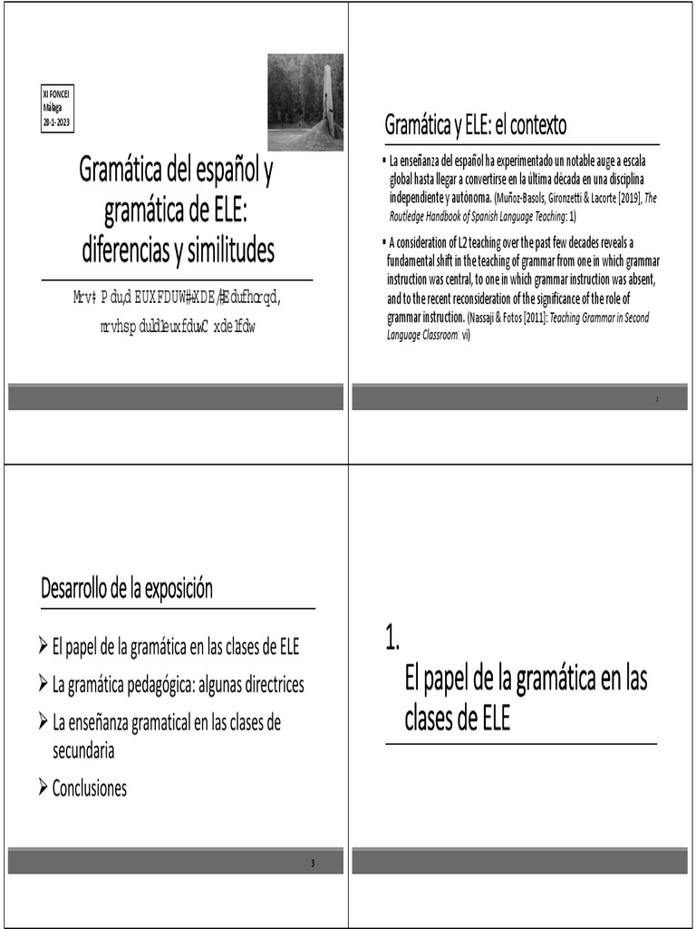 Gramática de ELE y Gramática Del Español: Diferencias y Similitudes ...