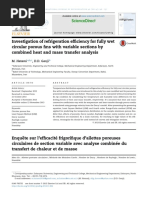 Calculation of Fin Efficiency For Wet and Dry Fins. | PDF | Heat ...