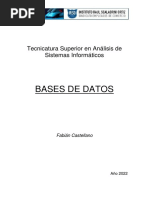 Diseño de Bases de Datos: 3 Etapas | PDF | Bases de datos | Ciencias de la Información