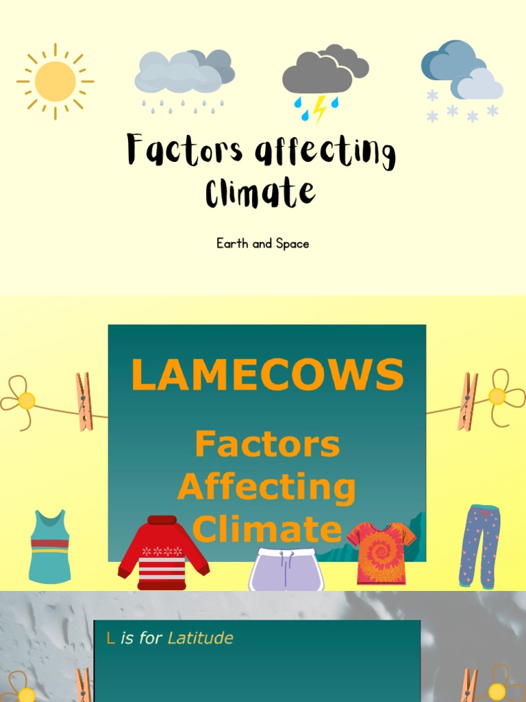 Factors Affecting Climate | PDF