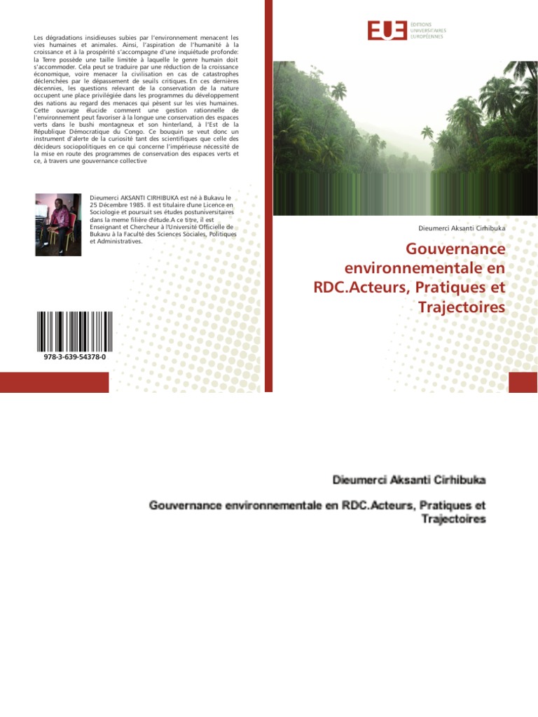 LIVRE Dieumerci Sur La Gouvernance Environnementale | PDF