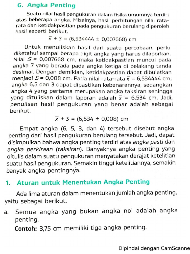 Angka Penting | PDF