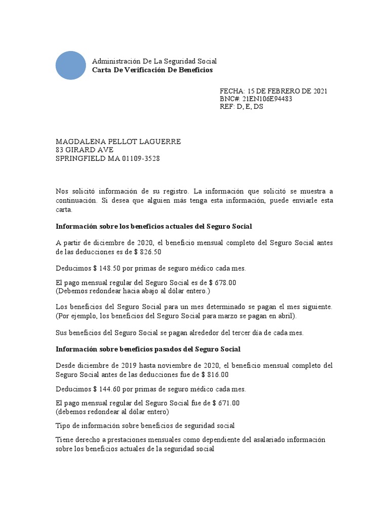 Ejemplo de Solicitud | PDF