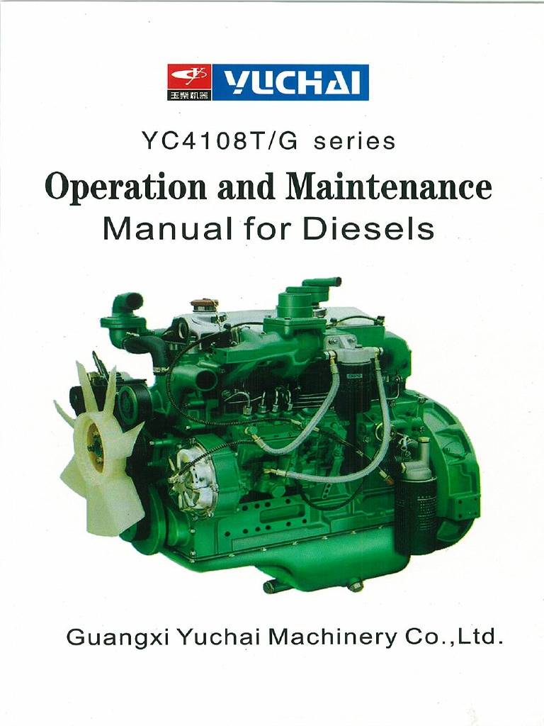 Yuchai YC4108T - G Engine Manual | PDF