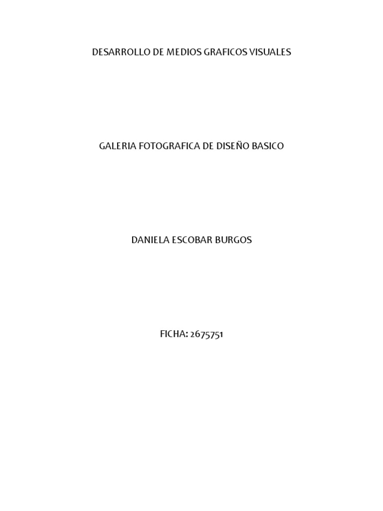 Desarrollo de Medios Graficos Visuales | PDF