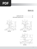 Rail Sections | PDF | Track (Rail Transport) | Civil Engineering
