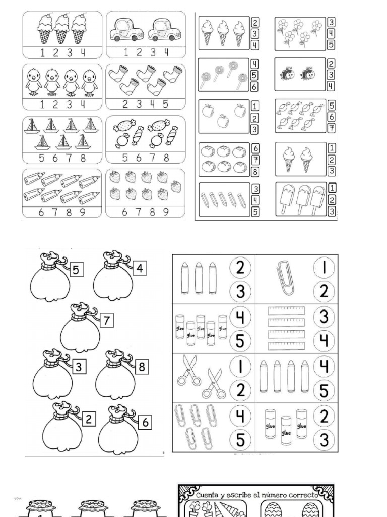 Cuantificar Numeros y Objetos | PDF